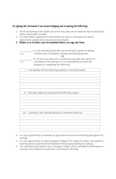 FREE 50+ Medical Declaration Forms Download – How to Create Guide, Tips