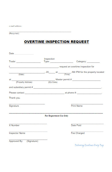 FREE 50+ Overtime Request Forms Download – How to Create Guide, Tips