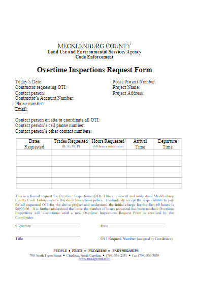 FREE 50+ Overtime Request Forms Download – How to Create Guide, Tips