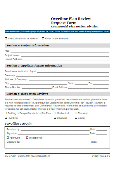 FREE 50+ Overtime Request Forms Download – How to Create Guide, Tips