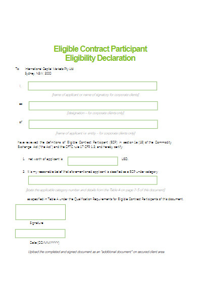 FREE 30+ Participant Declaration Forms Download – How to Create Guide, Tips