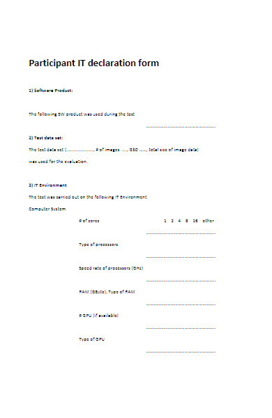 FREE 30+ Participant Declaration Forms Download – How to Create Guide, Tips