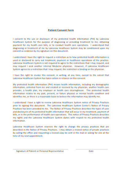 FREE 50+ Patient Consent Forms Download – How to Create Guide, Tips