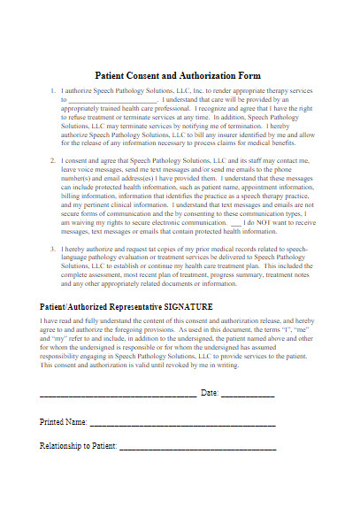 FREE 50+ Patient Consent Forms Download – How to Create Guide, Tips