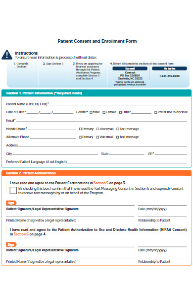 FREE 50+ Patient Consent Forms Download – How to Create Guide, Tips