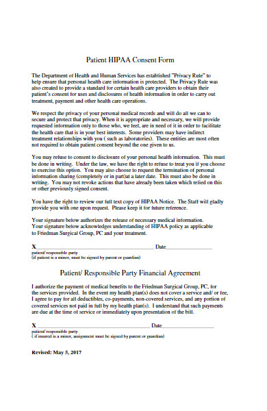 FREE 50+ HIPAA Consent Forms Download – How to Create Guide, Tips