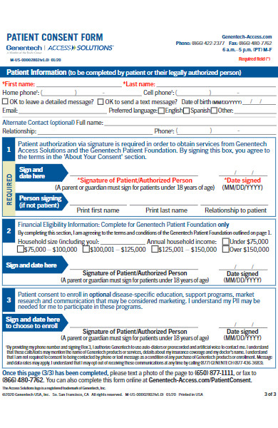 FREE 50+ Patient Consent Forms Download – How to Create Guide, Tips