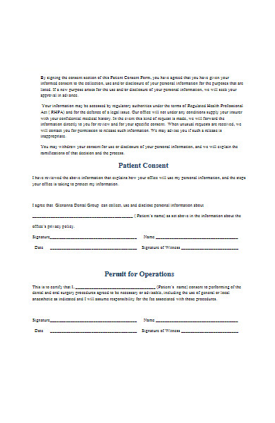 FREE 50+ Patient Consent Forms Download – How to Create Guide, Tips