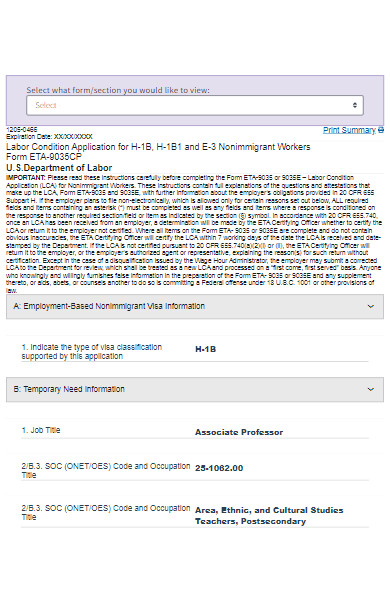 FREE 8+ Labor Application Forms in PDF