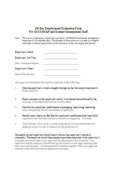 FREE 50+ Supervisor Evaluation Forms Download – How to Create Guide, Tips