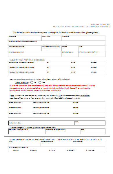 FREE 50+ Background Check Consent Forms Download – How to Create Guide ...