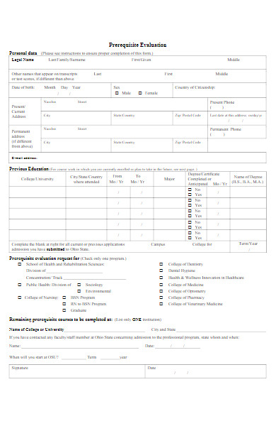 FREE 20+ Individual Evaluation Forms Download – How to Create Guide, Tips