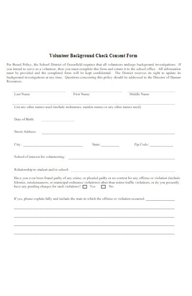 FREE 50+ Background Check Consent Forms Download – How to Create Guide ...
