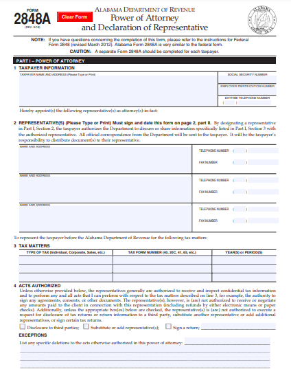 10+ Alabama (AL) Power of Attorney Form Download – How to Create Guide ...