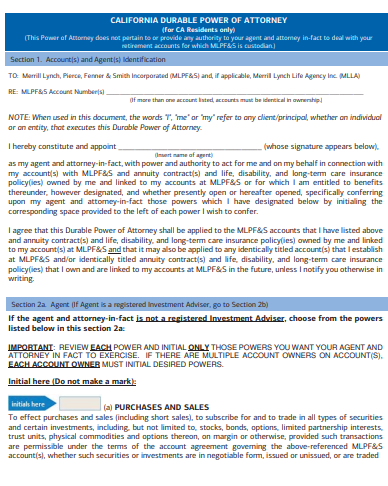 10+ Free California (CA) Power of Attorney Form Download – How to ...