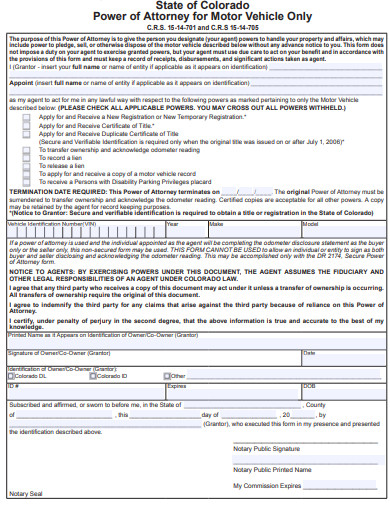 Free 10+ Auto Power of Attorney Forms Download – How to Create Guide, Tips