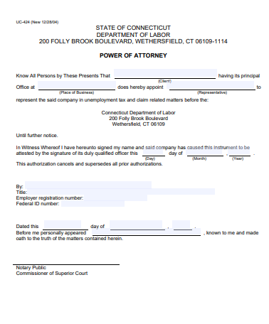 10+ Free Connecticut (CT) Power of Attorney Form Download – How to ...