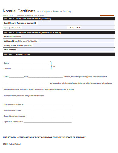 Free 10+ Notary Power of Attorney Form Download – How to Create Guide, Tips