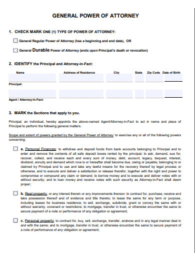Free 10+ Notary Power of Attorney Form Download – How to Create Guide, Tips