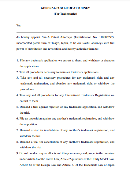Free 10+ Trademark Power of Attorney Form Download – How to Create ...