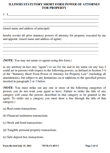 10+ Free Illinois (IL) Power of Attorney Form Download – How to Create ...