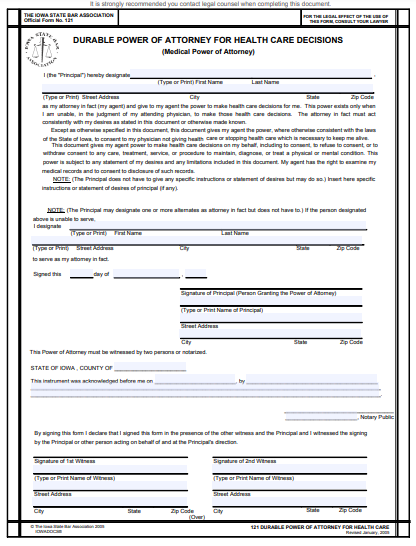 10+ Free Iowa (IA) Power of Attorney Form Download – How to Create ...