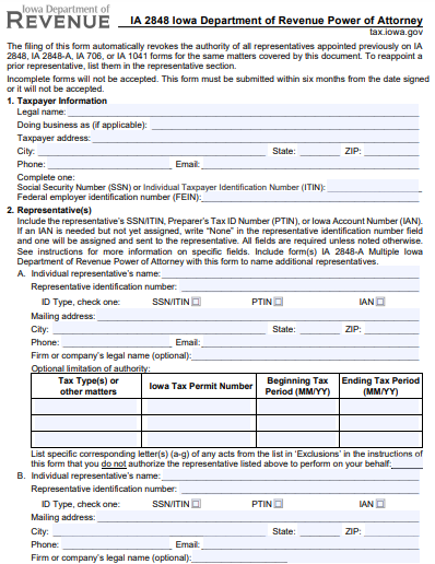 10+ Free Iowa (IA) Power of Attorney Form Download – How to Create ...