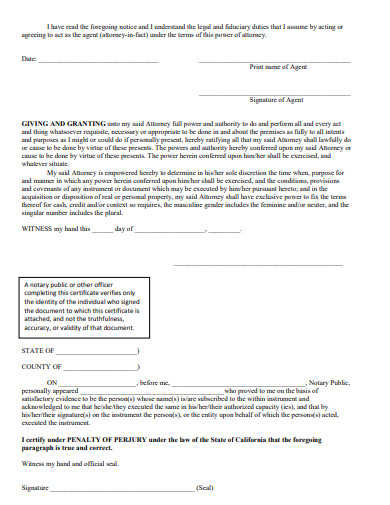 Free 11+ Lasting Power of Attorney Forms Download – How to Create Guide ...
