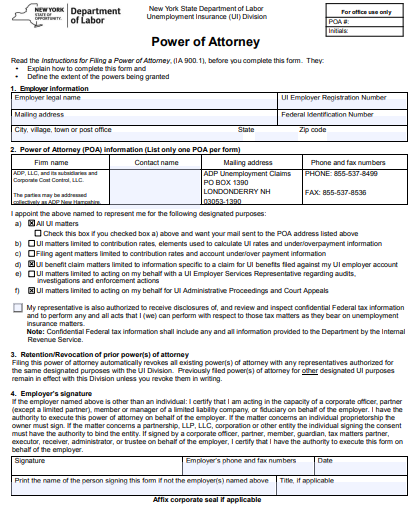 10+ Free New York (NY) Power of Attorney Form Download – How to Create ...