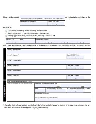Free 10+ Notary Power of Attorney Form Download – How to Create Guide, Tips