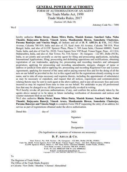 Free 10+ Trademark Power of Attorney Form Download – How to Create ...