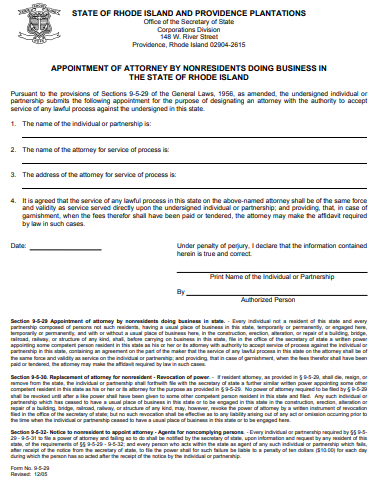 10+ Free Rhode Island (RI) Power of Attorney Form Download – How to ...