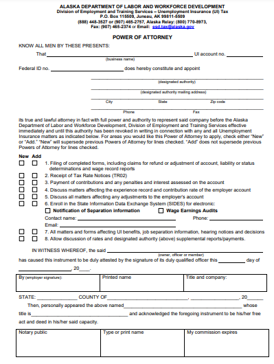 10+ Free Alaska Power of Attorney Form Download – How to Create Guide, Tips