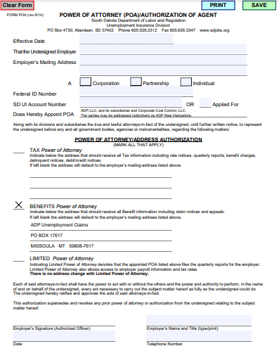 10+ Free South Dakota (SD) Power of Attorney Form Download – How to ...