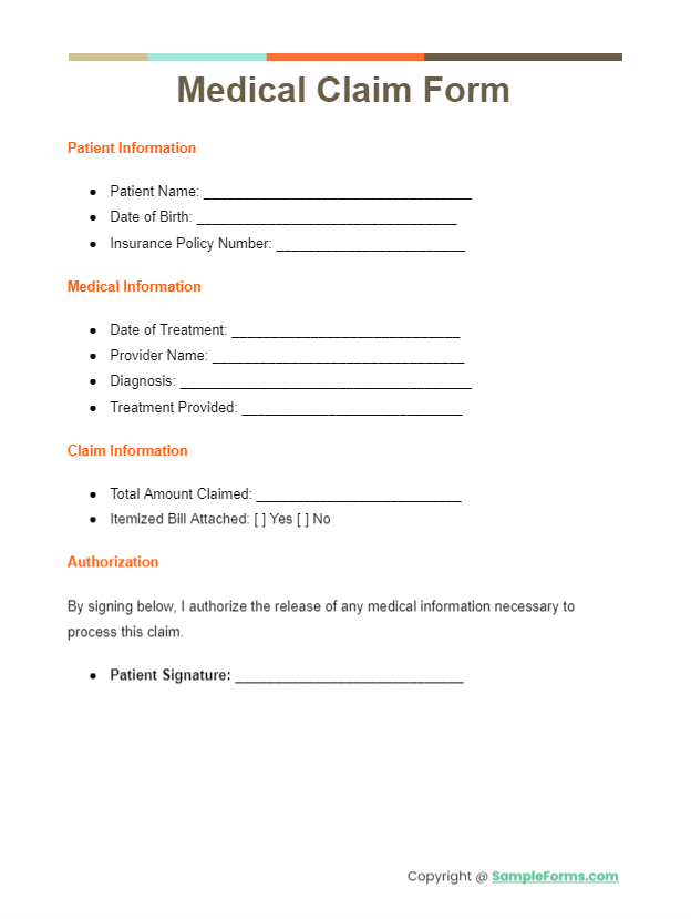 FREE 36+ Claim Form Samples, PDF, MS Word, Google Docs, Excel