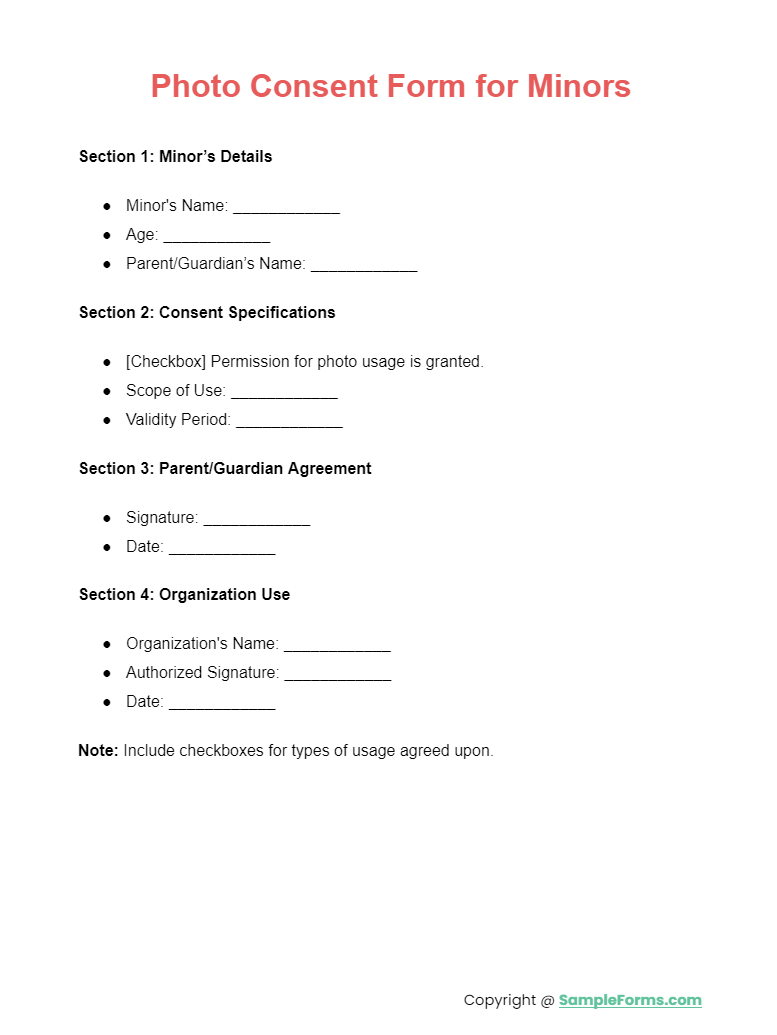 FREE 12+ Photo Consent Form Samples, PDF, MS Word, Google Docs