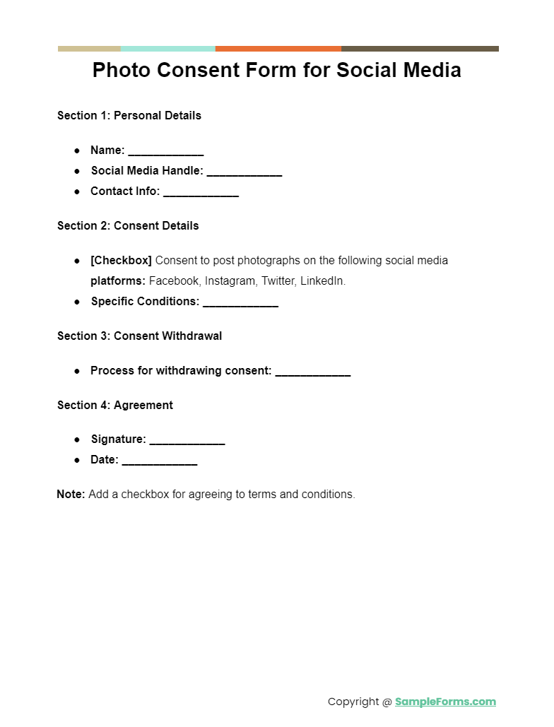 FREE 12+ Photo Consent Form Samples, PDF, MS Word, Google Docs
