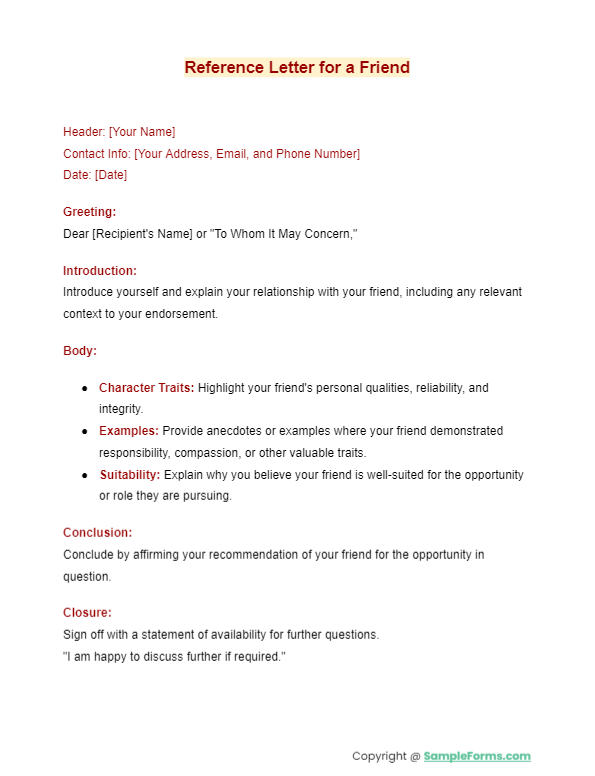 FREE 12+ Reference Letter Samples, PDF, MS Word, Google Docs