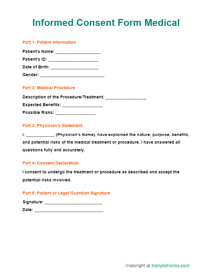 FREE 15+ Informed Consent Form Samples, PDF, MS Word, Google Docs, Excel