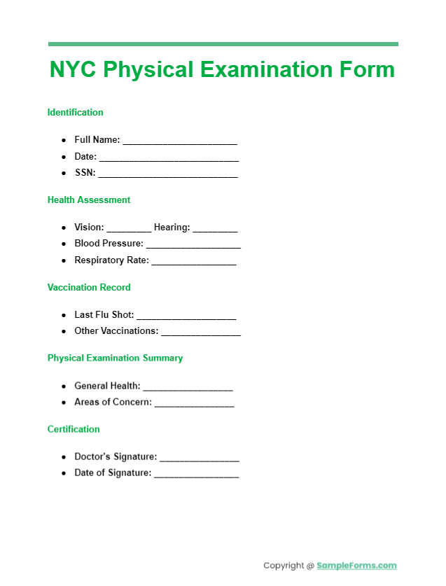 FREE 17+ Examination Form Samples, PDF, MS Word, Google Docs, Excel