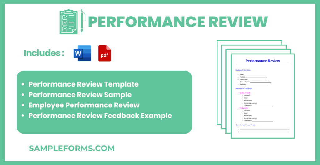 FREE 13+ Performance Review Samples, PDF, MS Word, Google Docs