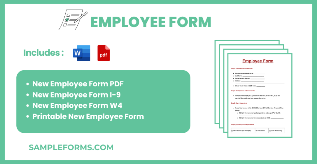 FREE 51+ Employee Form Samples, PDF, MS Word, Google Docs