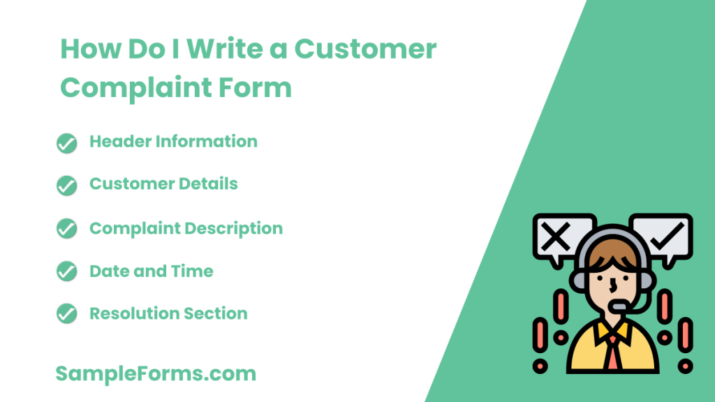 FREE 16+ Customer Complaint Form Samples, PDF, MS Word, Google Docs