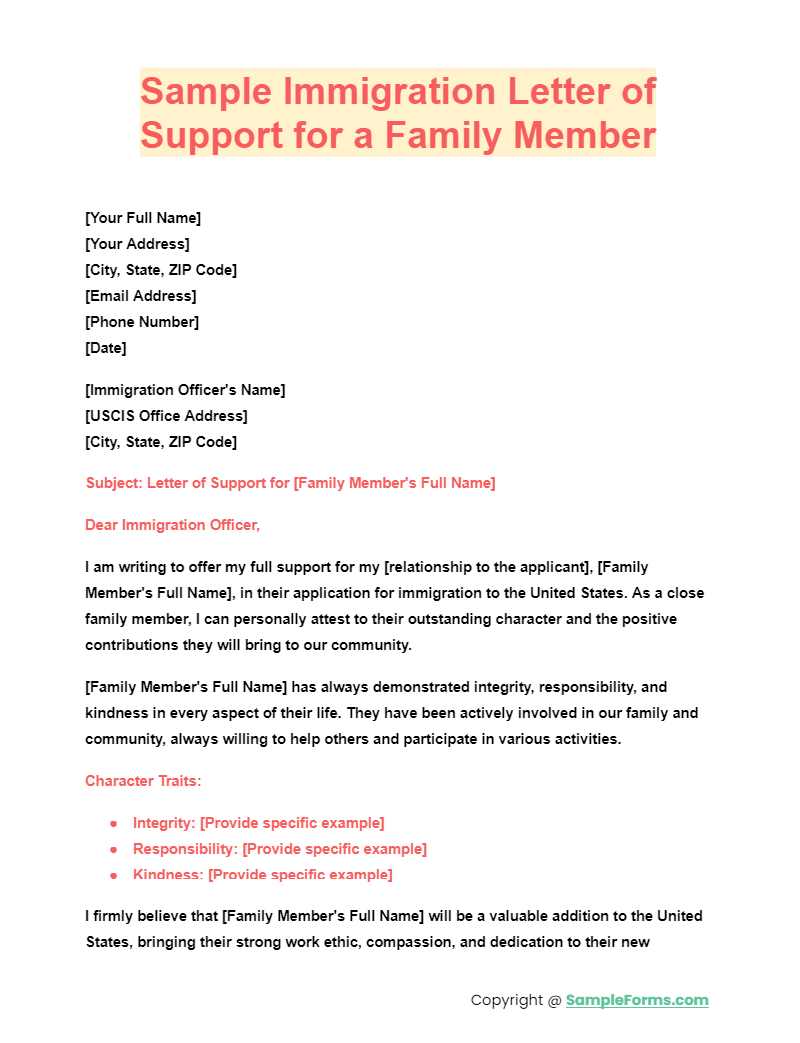 FREE 9+ Character Reference Letter for Immigration Samples, PDF, MS ...