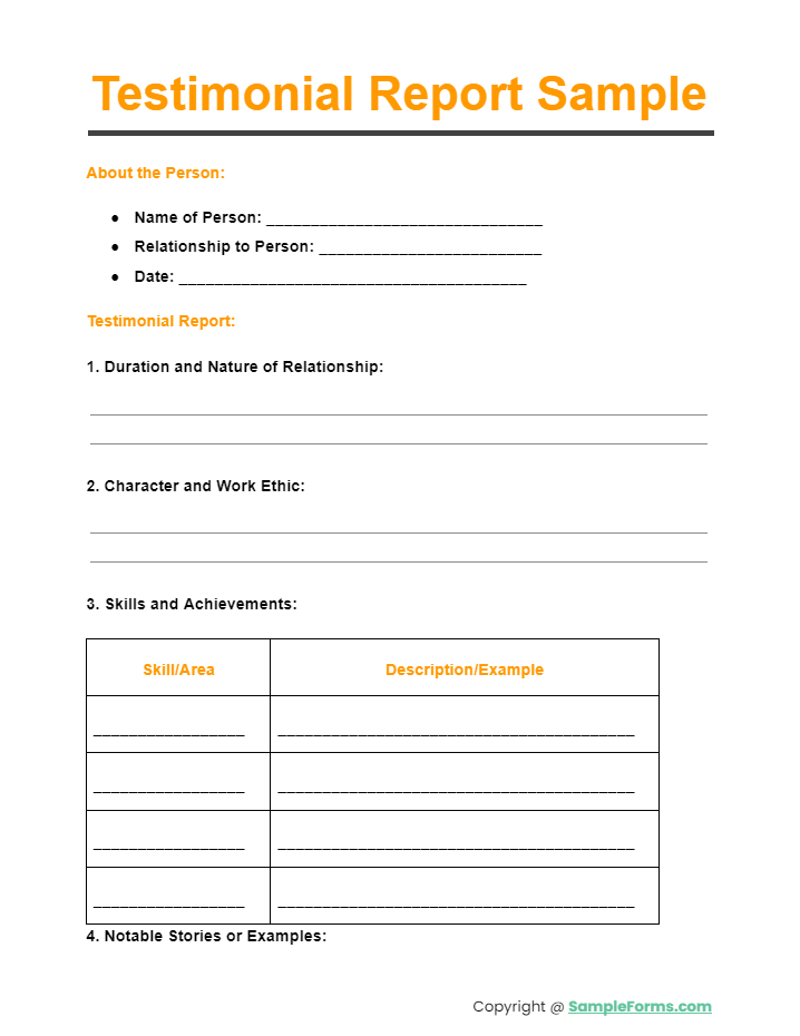 FREE 13+ Testimonial Report Samples, PDF, MS Word, Google Docs
