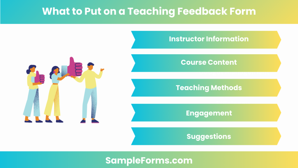 FREE 12+ Teaching Feedback Form Samples, PDF, MS Word, Google Docs