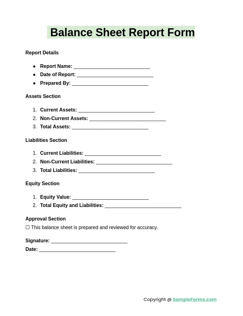 FREE 17+ Report Forms Samples, PDF, MS Word, Google Docs