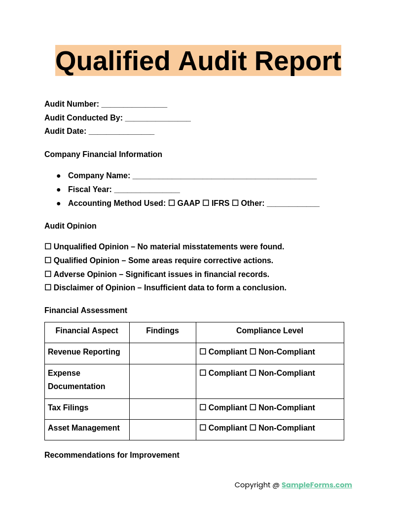 FREE 15+ Audit Report Samples, PDF, MS Word, Google Docs, Excel